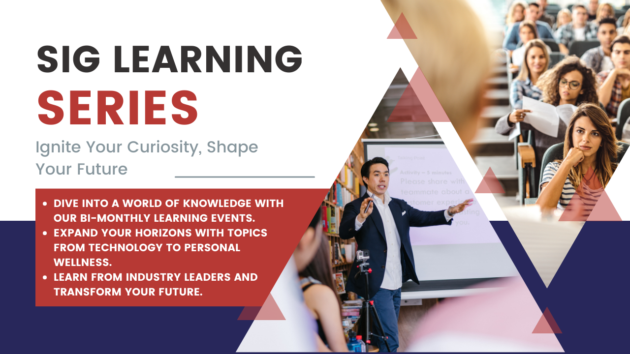 SIG Learning Series - SIG Education
